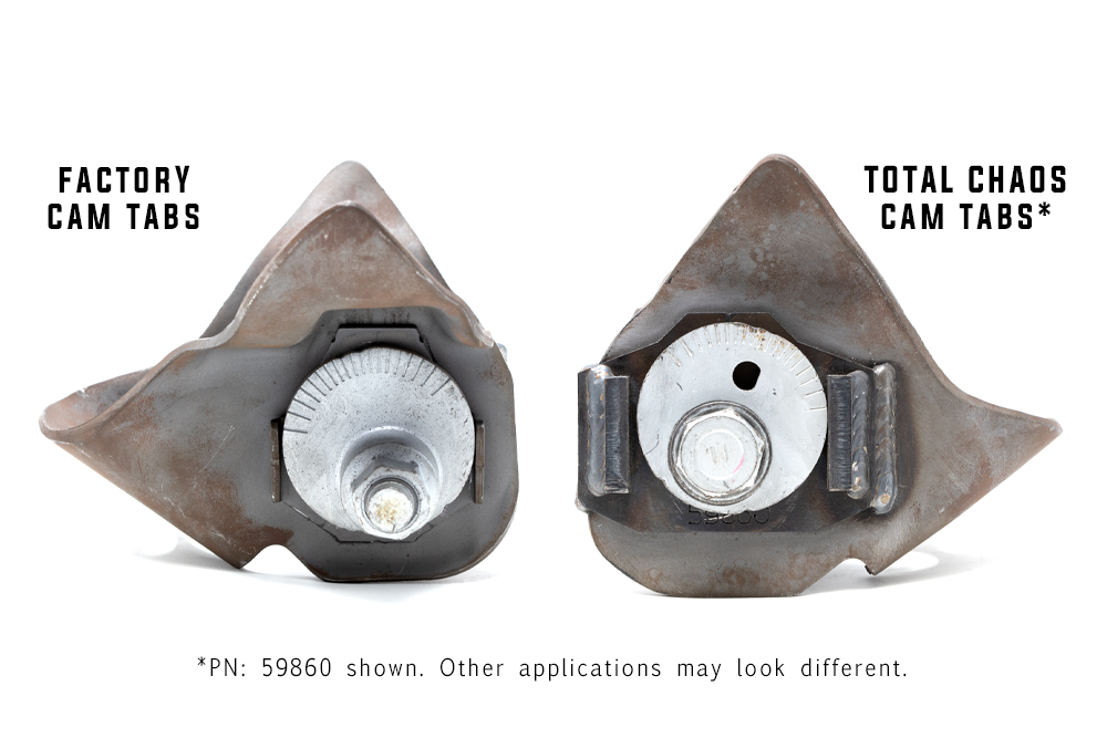 Lower Control Arm Cam Tab Gussets - 3rd Gen Tacoma