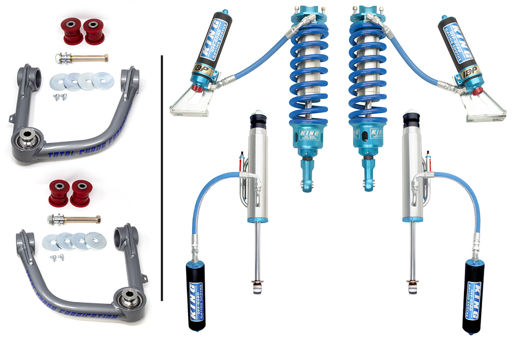 Uca W/ Adjustable Coilover 3.0 Inch Diameter Front And Rear Shocks - Fj ...