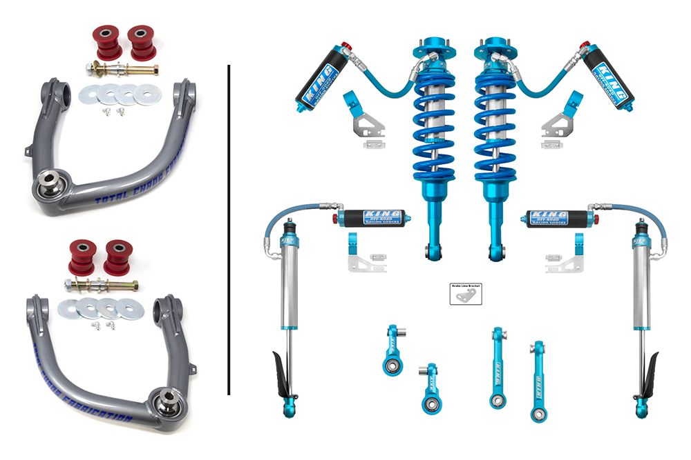 Lift Kit W/ Front & Rear 2.5 Inch Diameter Adjustable King Shocks ...