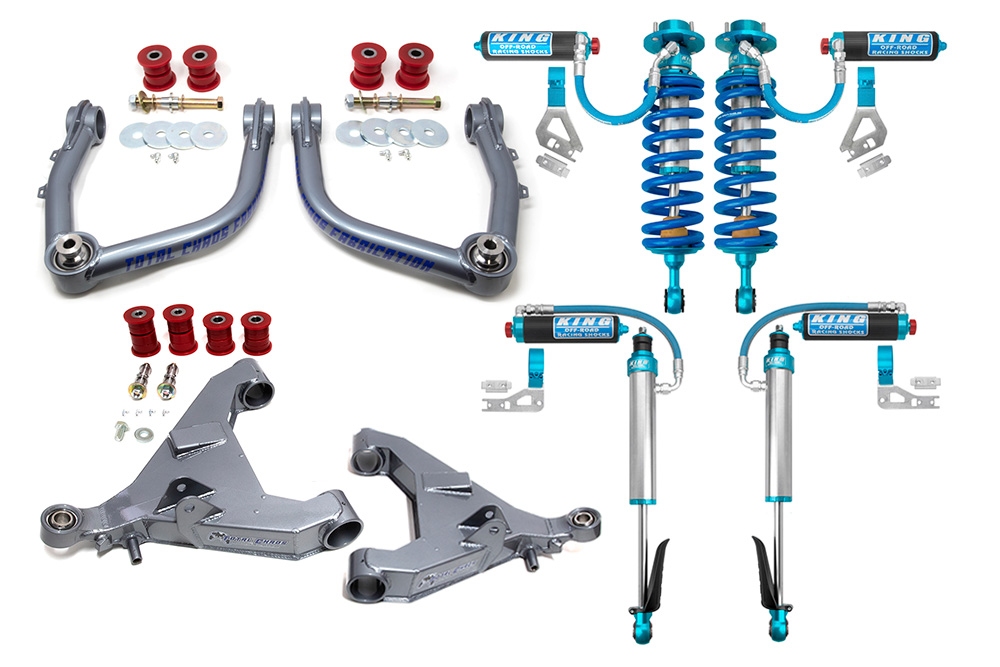 Mid Travel Lift Kit W/ Front And Rear 2.5 Inch Diameter Adjustable ...